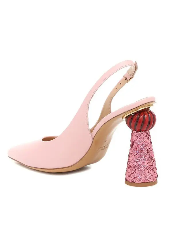 Jacquemus Les Chaussures Loiza Leather Pumps