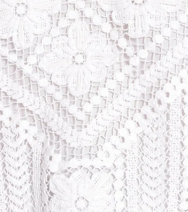 Isabel Marant Zainos Crochet Cotton Blouse
