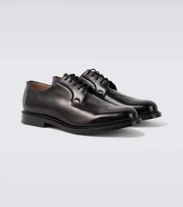 Church's Shannon Leather Derby Shoes - Black