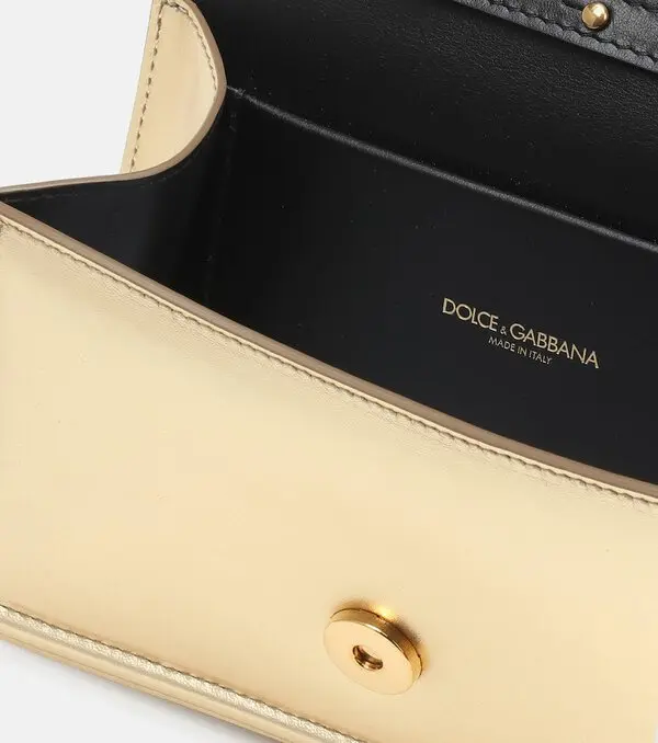 Dolce & Gabbana Devotion Leather Shoulder Bag