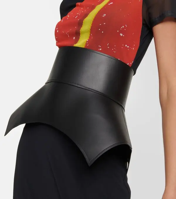Loewe Obi Leather Corset Belt