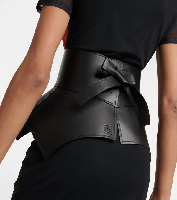Loewe Obi Leather Corset Belt