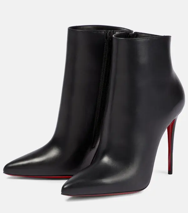 CHRISTIAN LOUBOUTIN So Kate Leather Ankle Boots