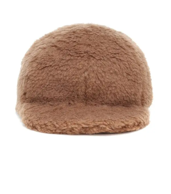 Max Mara Editto Faux Fur Cap - Brown