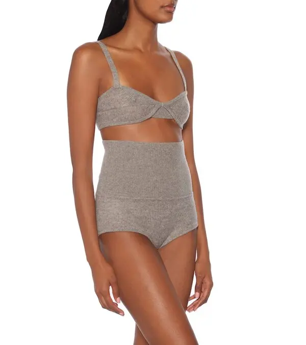 Khaite Belinda Stretch-cashmere Shorts