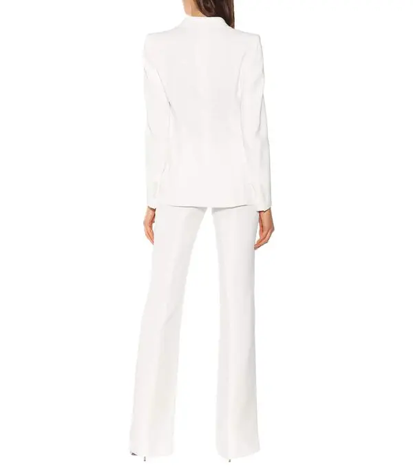 Alexander McQueen Crêpe Blazer - White