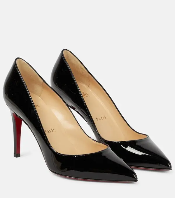 CHRISTIAN LOUBOUTIN Pigalle 85 Patent-leather Pumps