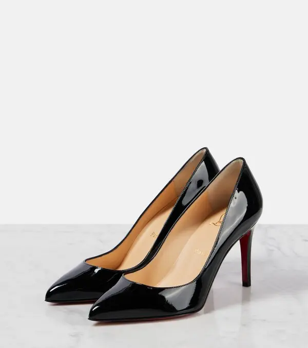 CHRISTIAN LOUBOUTIN Pigalle 85 Patent-leather Pumps
