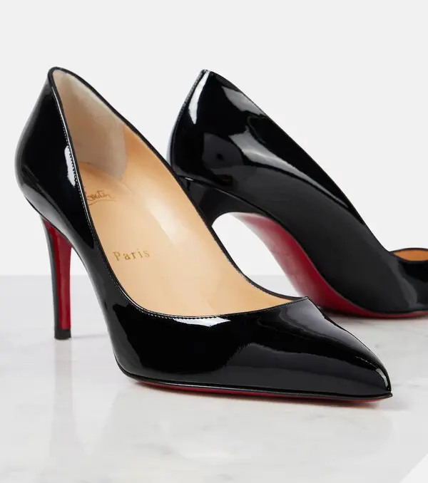 CHRISTIAN LOUBOUTIN Pigalle 85 Patent-leather Pumps