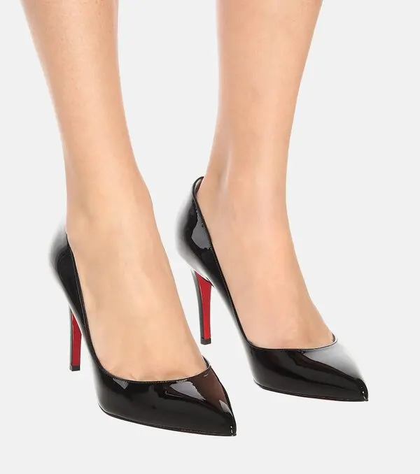 CHRISTIAN LOUBOUTIN Pigalle 85 Patent-leather Pumps