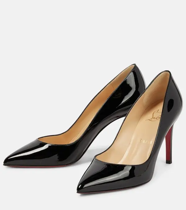 CHRISTIAN LOUBOUTIN Pigalle 85 Patent-leather Pumps
