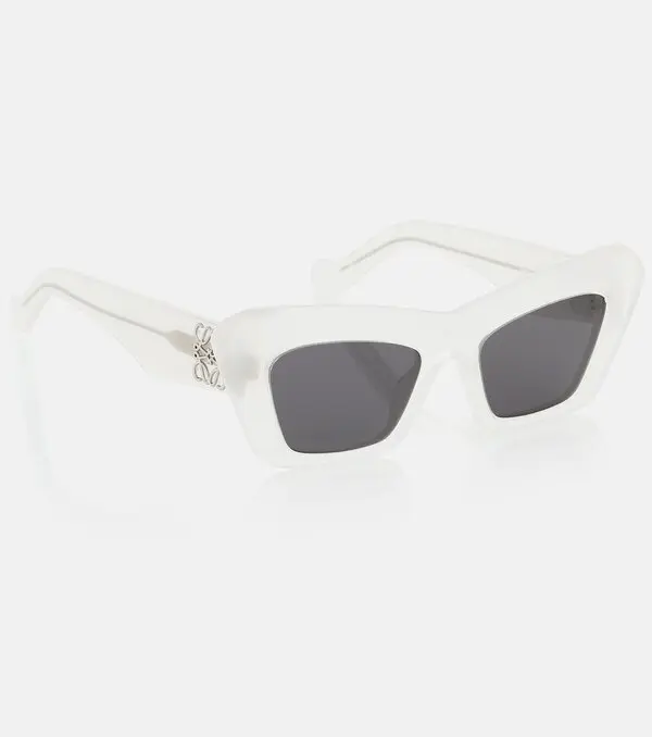 Loewe Anagram Cat-eye Sunglasses - White