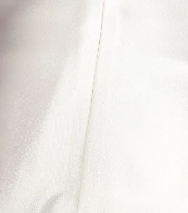 Galvan Valletta Satin Bridal Midi Skirt - White