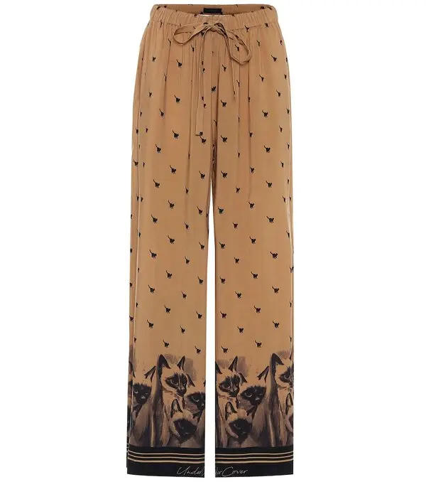 Undercover Printed Drawstring Pants