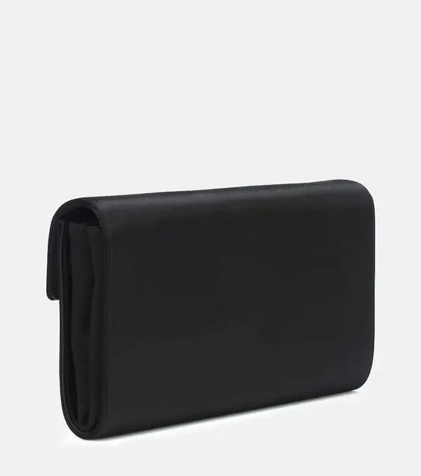 ROGER VIVIER Evening Envelope Satin Clutch