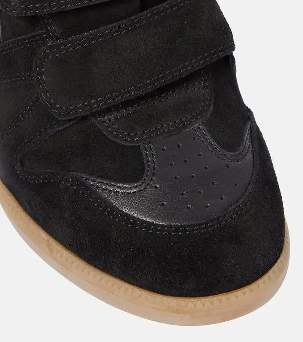 Isabel Marant Bekett Leather And Suede Sneakers