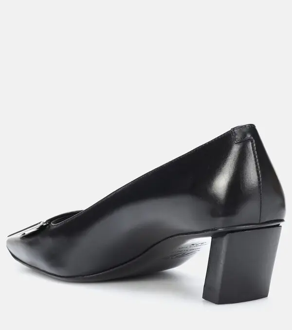 ROGER VIVIER Belle Vivier Leather Pumps