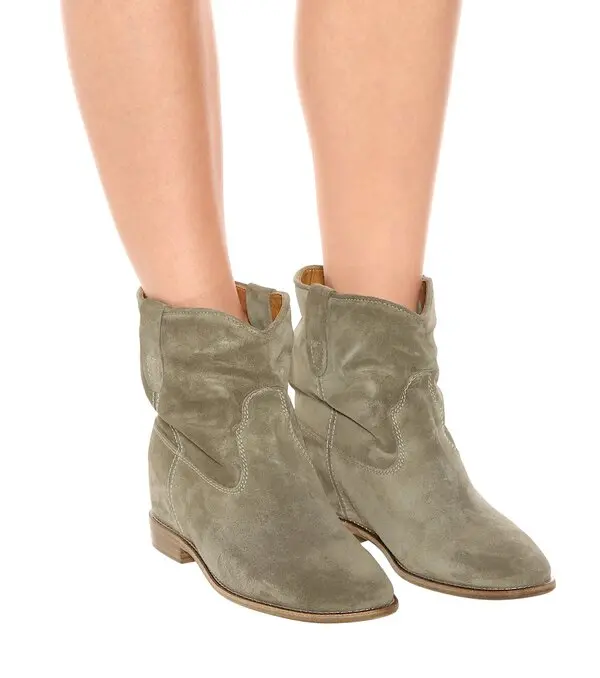 Isabel Marant Crisi Suede Ankle Boots