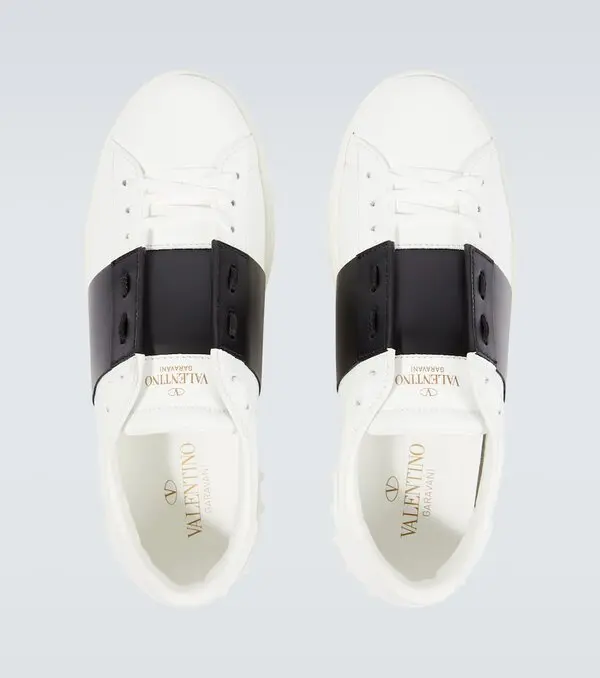 Valentino Garavani Open Leather Sneakers - Multicoloured