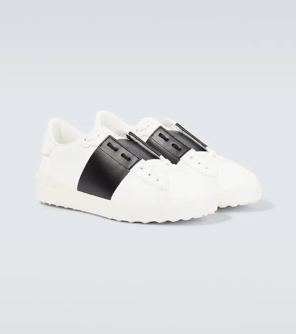 Valentino Garavani Open Leather Sneakers - Multicoloured