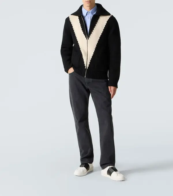 Valentino Garavani Open Leather Sneakers - White