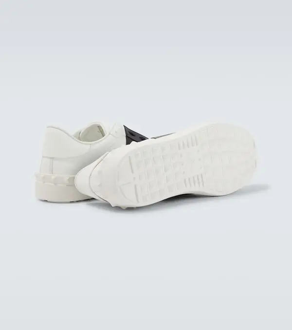 Valentino Garavani Open Leather Sneakers - White