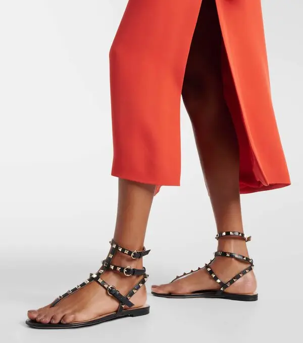 Valentino Garavani Rockstud Leather Sandals