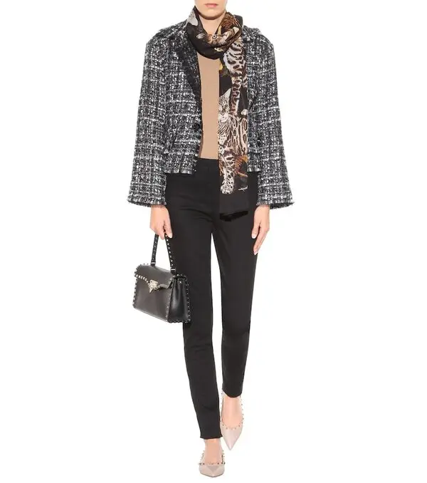 Valentino Garavani Rockstud Ballet Flats - Neutrals