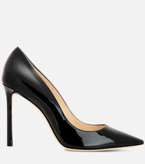 JIMMY CHOO Romy 100 Patent Leather Pumps