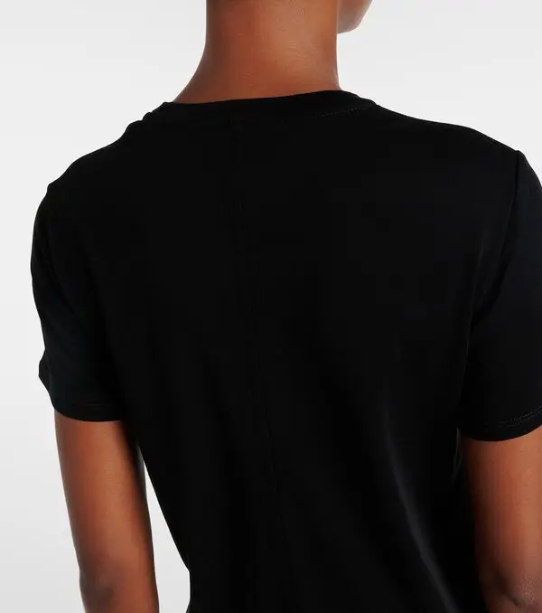 THE ROW Wesler Cotton Jersey T-shirt - Black