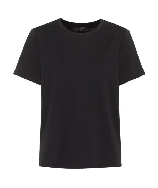 THE ROW Wesler Cotton Jersey T-shirt - Black