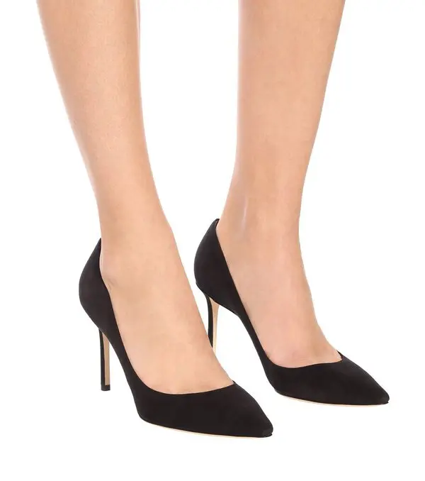 JIMMY CHOO Romy 85 Suede Pumps