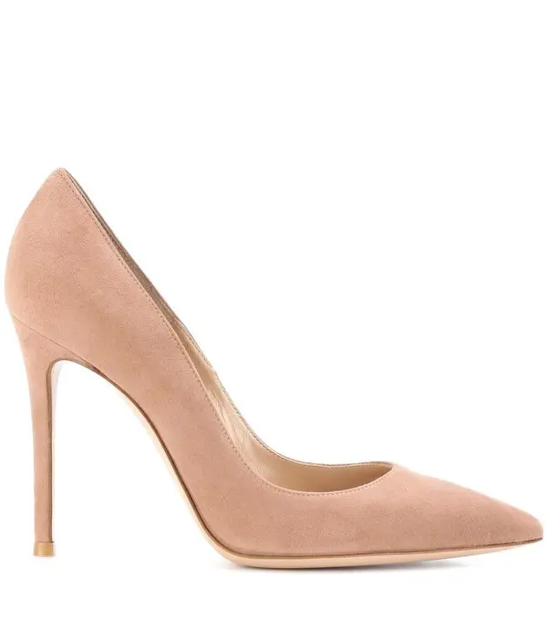 GIANVITO ROSSI 105 Suede Pumps