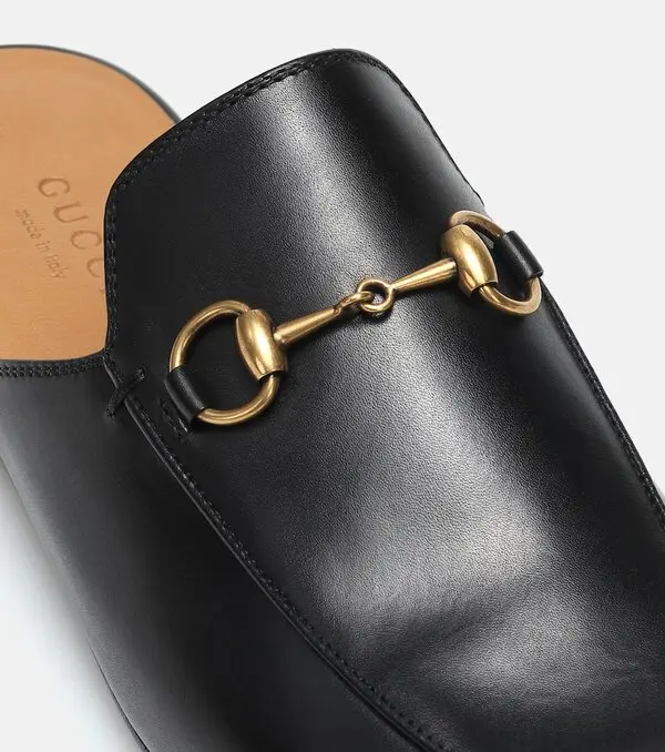 Gucci Princetown Leather Slippers