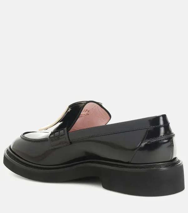 ROGER VIVIER Viv' Rangers Loafers - Black