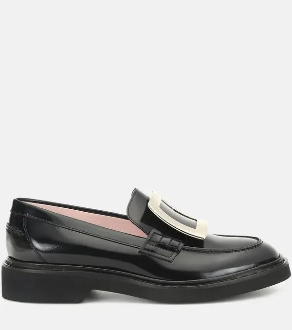 ROGER VIVIER Viv' Rangers Loafers - Black
