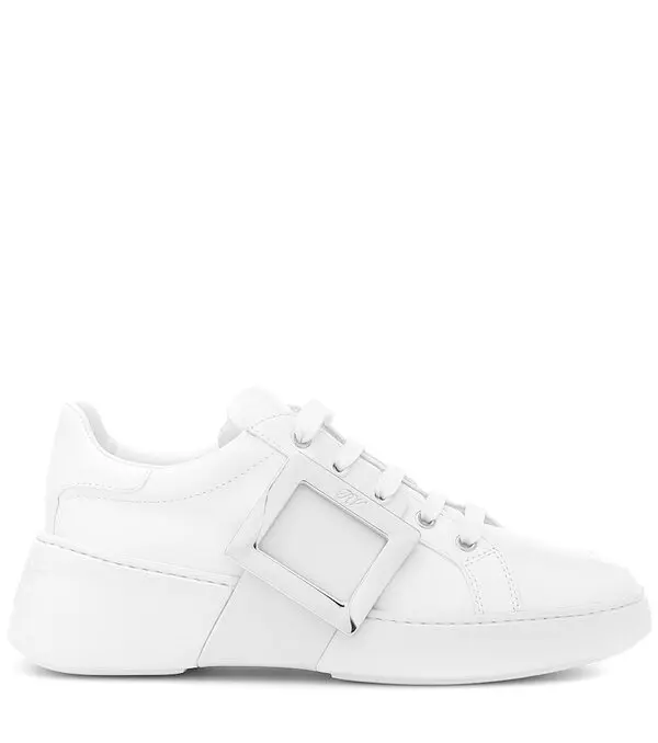 ROGER VIVIER Viv Skate Sneakers - White