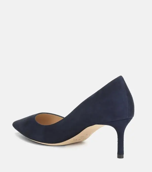 JIMMY CHOO Romy 60 Suede Pumps - Blue