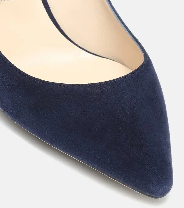 JIMMY CHOO Romy 60 Suede Pumps - Blue