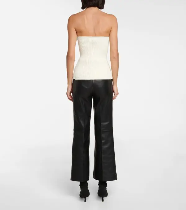 Khaite Lucie Ribbed-knit Top
