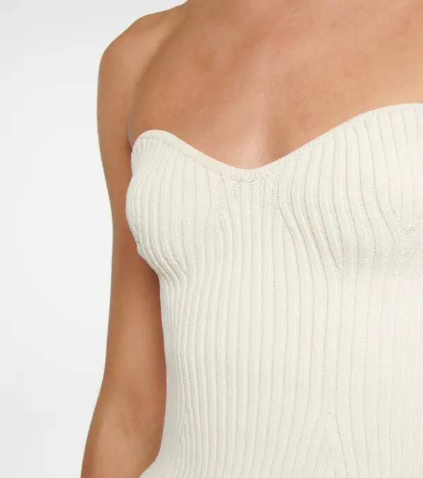 Khaite Lucie Ribbed-knit Top