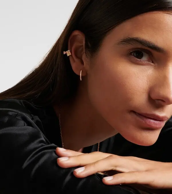 REPOSSI Blast 18kt Rose Diamond Ear Cuff
