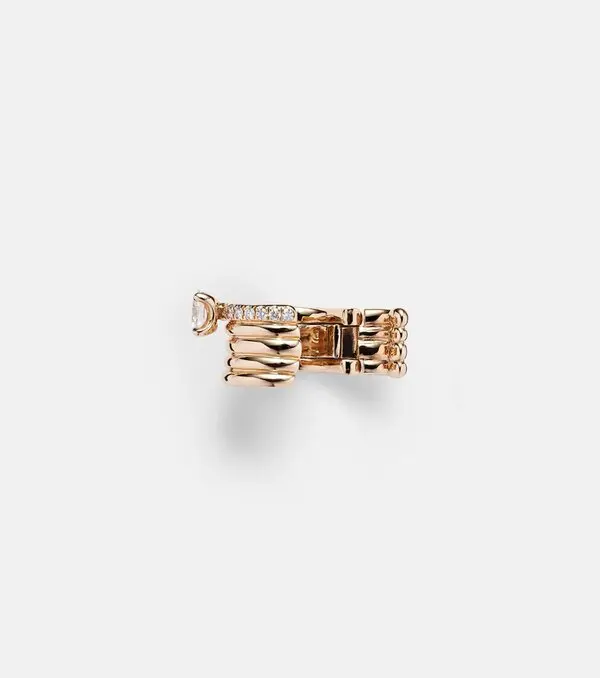 REPOSSI Blast 18kt Rose Diamond Ear Cuff