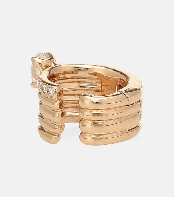 REPOSSI Blast 18kt Rose- Ear Cuff With Diamonds
