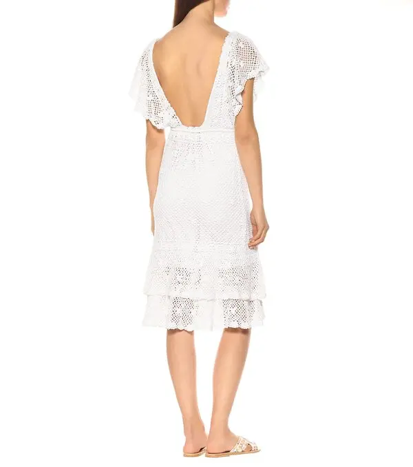 Anna Kosturova Florence Crochet Cotton Dress
