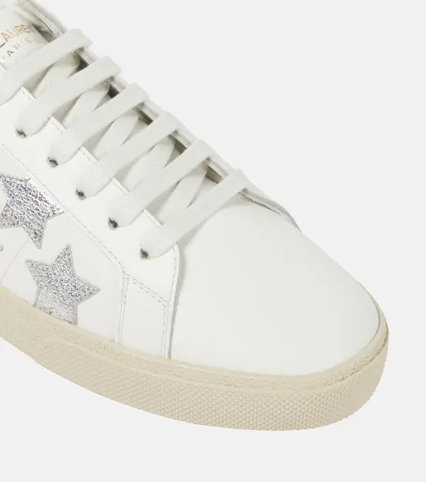Saint Laurent Sl/06 Court Classic Leather Sneakers