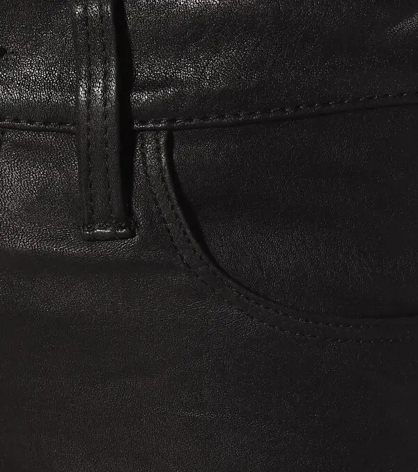 FRAME Le High Skinny Leather Pants