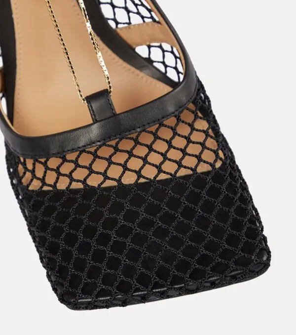 Bottega Veneta Stretch Leather-trimmed Pumps