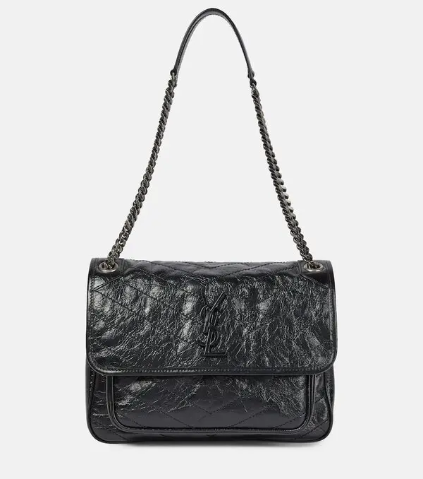 Saint Laurent Niki Medium Leather Shoulder Bag