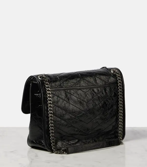 Saint Laurent Niki Medium Leather Shoulder Bag